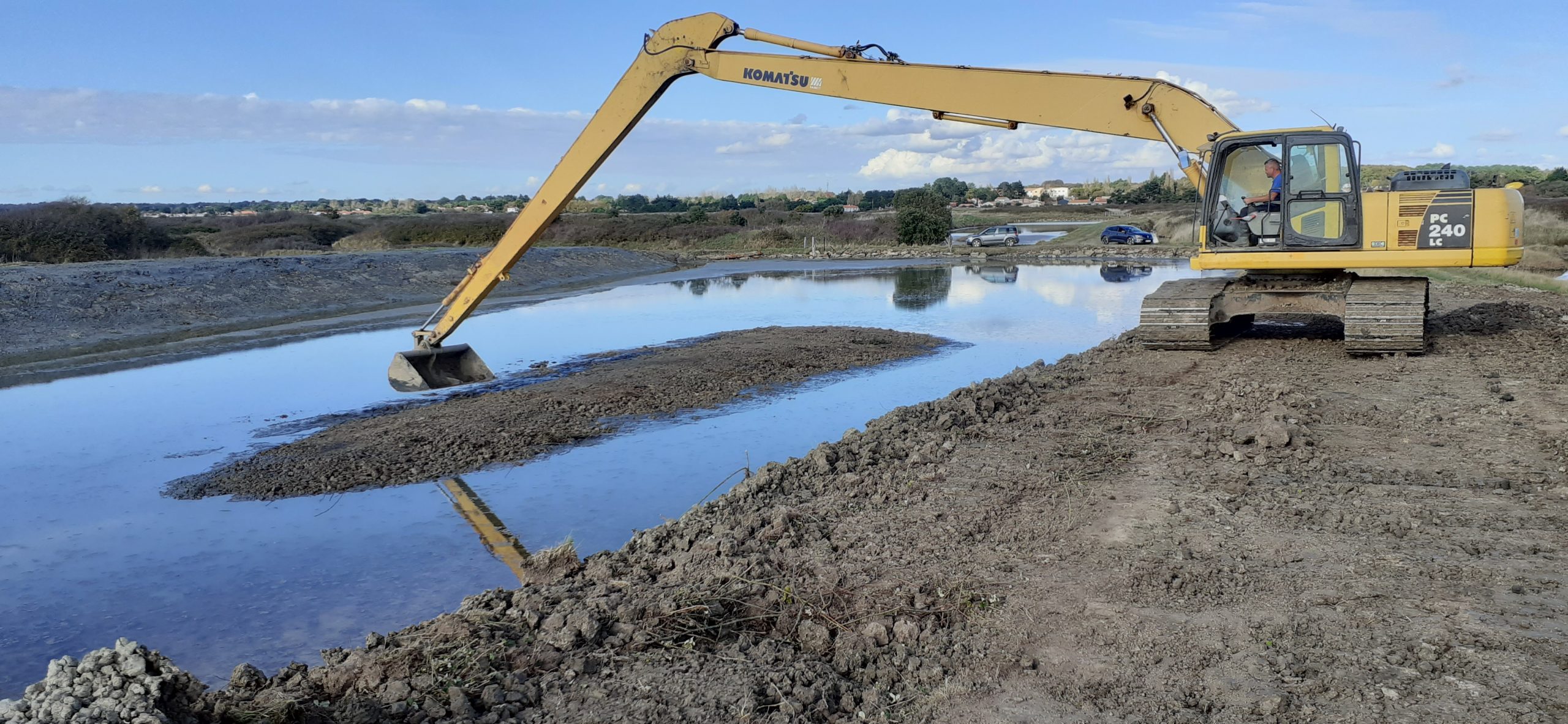 Travaux sur le marais de Millac 2020: c'est fini! - Life Sallina