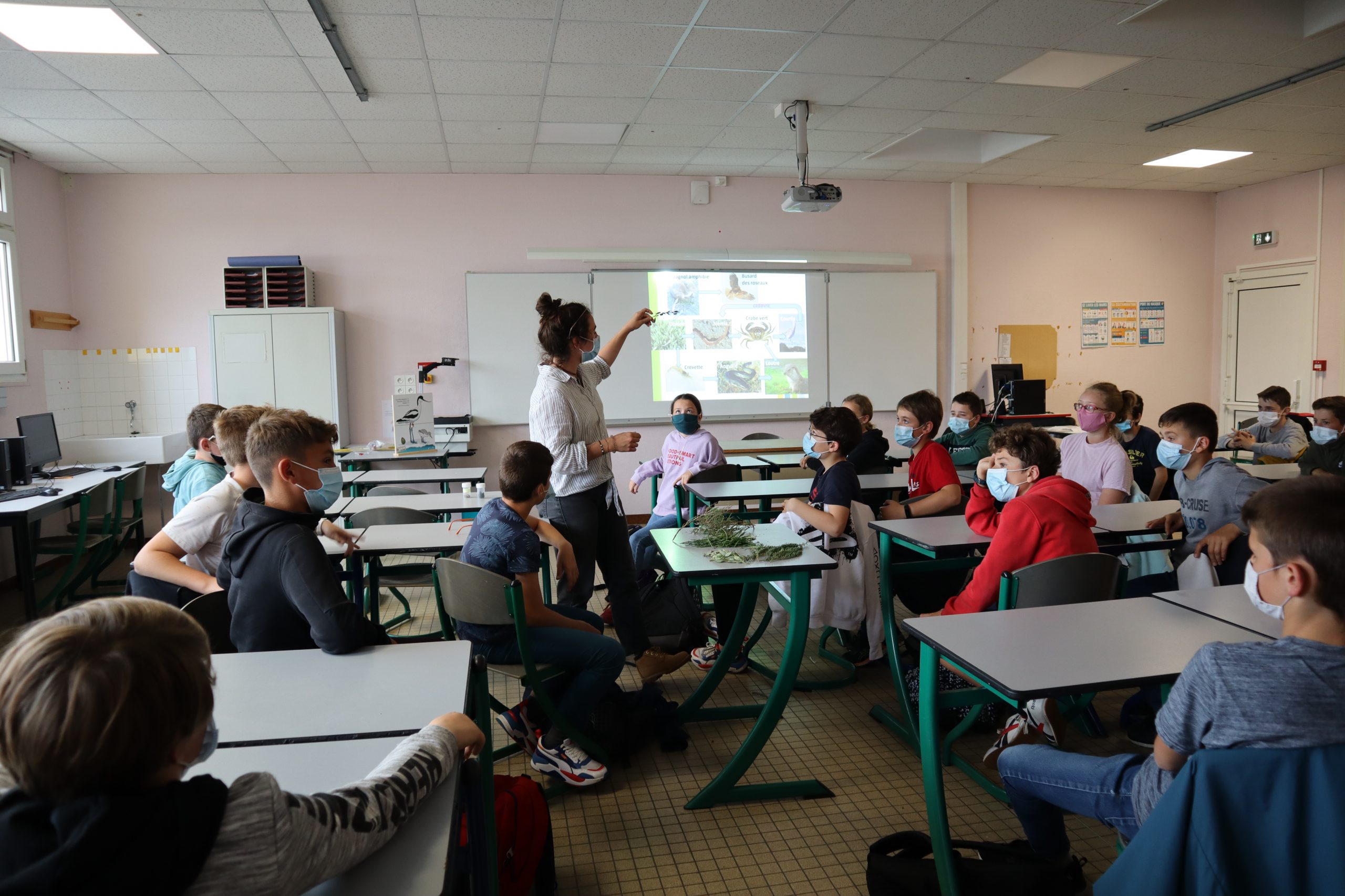 Rencontre avec les élèves des collège de Pornic et Saint-Gilles-Croix ...